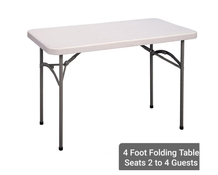 4 Foot Rectangle Table - Diamond Tents